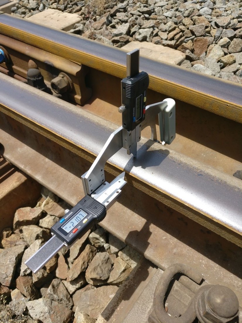 Digital Rail Head Wear and Side Cut Gauge-Wuhan Linkage Track Equipment ...